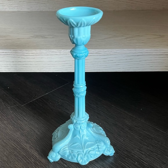 portieux vallerysthal | Other | Antique Portieux French Blue Mill Glass Pillar Serpent And Koi ...